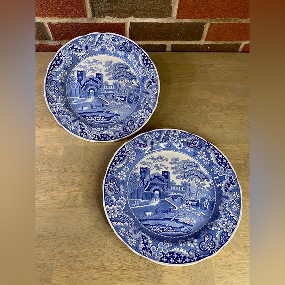 Spode | Dining | Spode Castle Dinner Plate Blue Room Collection ...